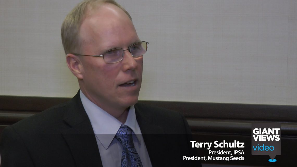 Terry Schultz, IPSA President and Mustang Seeds President