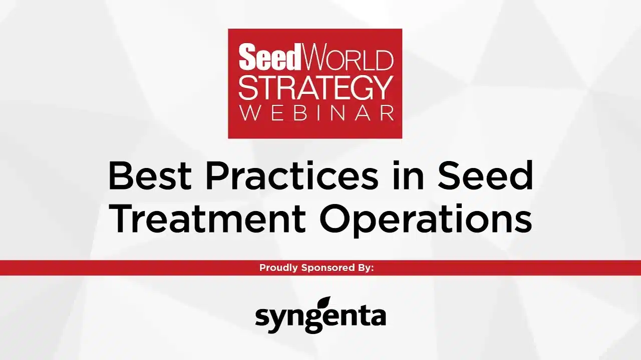 Best Practices in Seed Treatment Operations - A Seed World Strategy ...