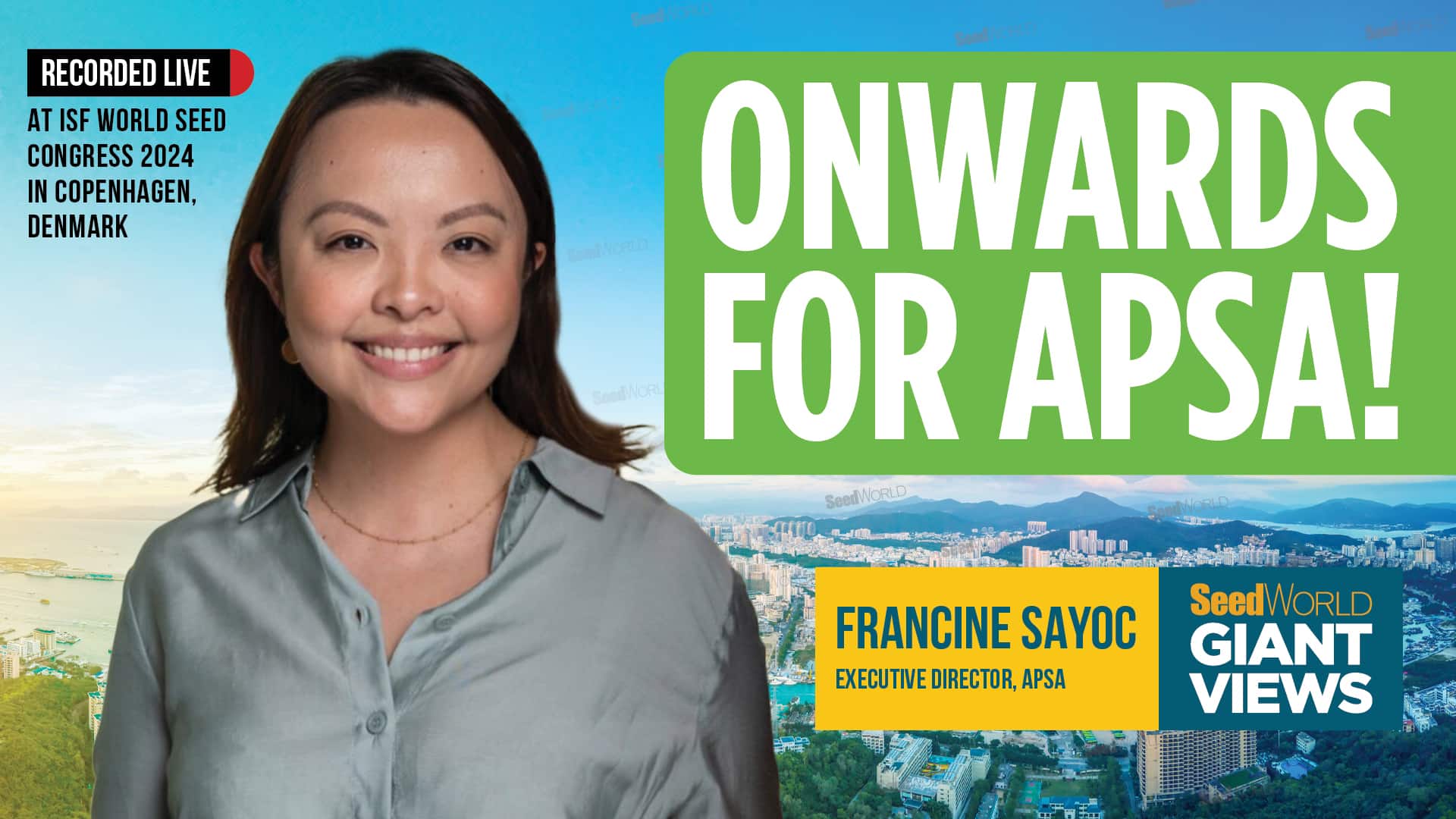 Onwards for APSA! - Seed World