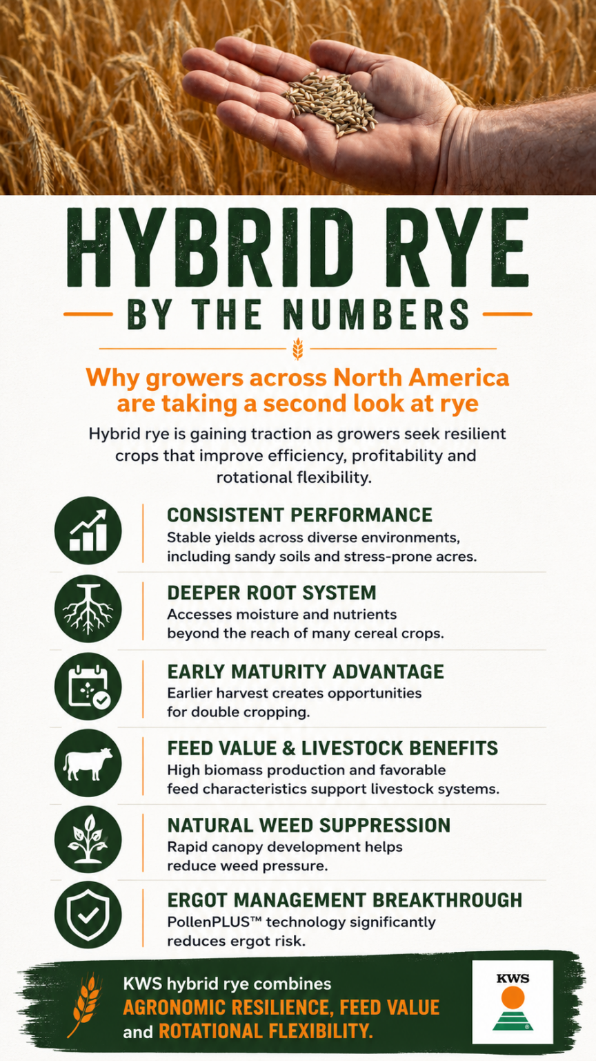 KWS Brings Hybrid Rye Breeding Expertise to North America